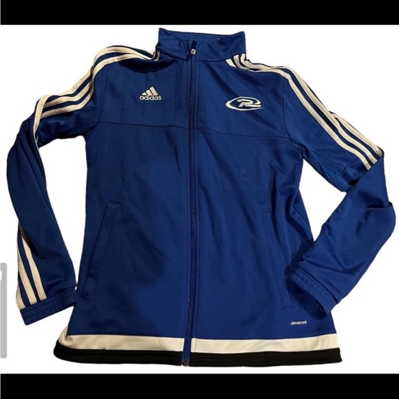 adidas | Jackets & Coats | Adidas Climacool Blue And White Track Jacket ...